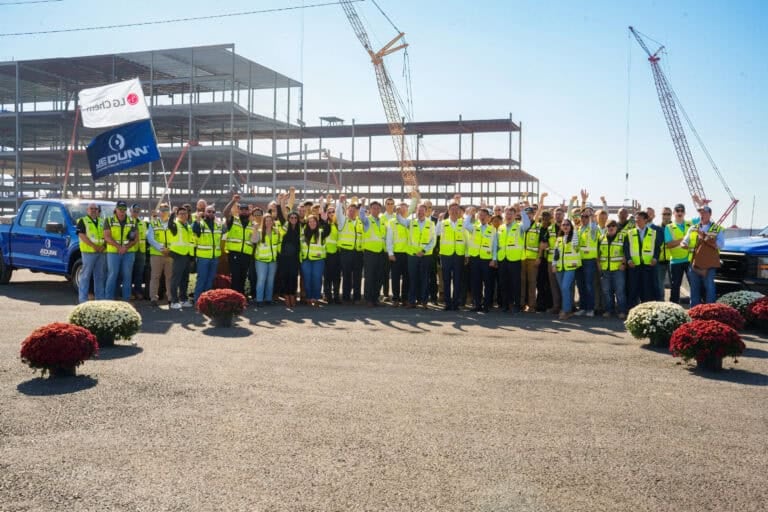 LG Chem Cathode Manufacturing Plant Phase 1 - JE Dunn Construction